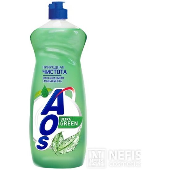 Средство для мытья посуды Aos Ultra Green Природная защита, 900 мл