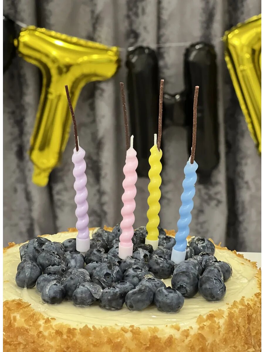 Свечи для торта 4 шт