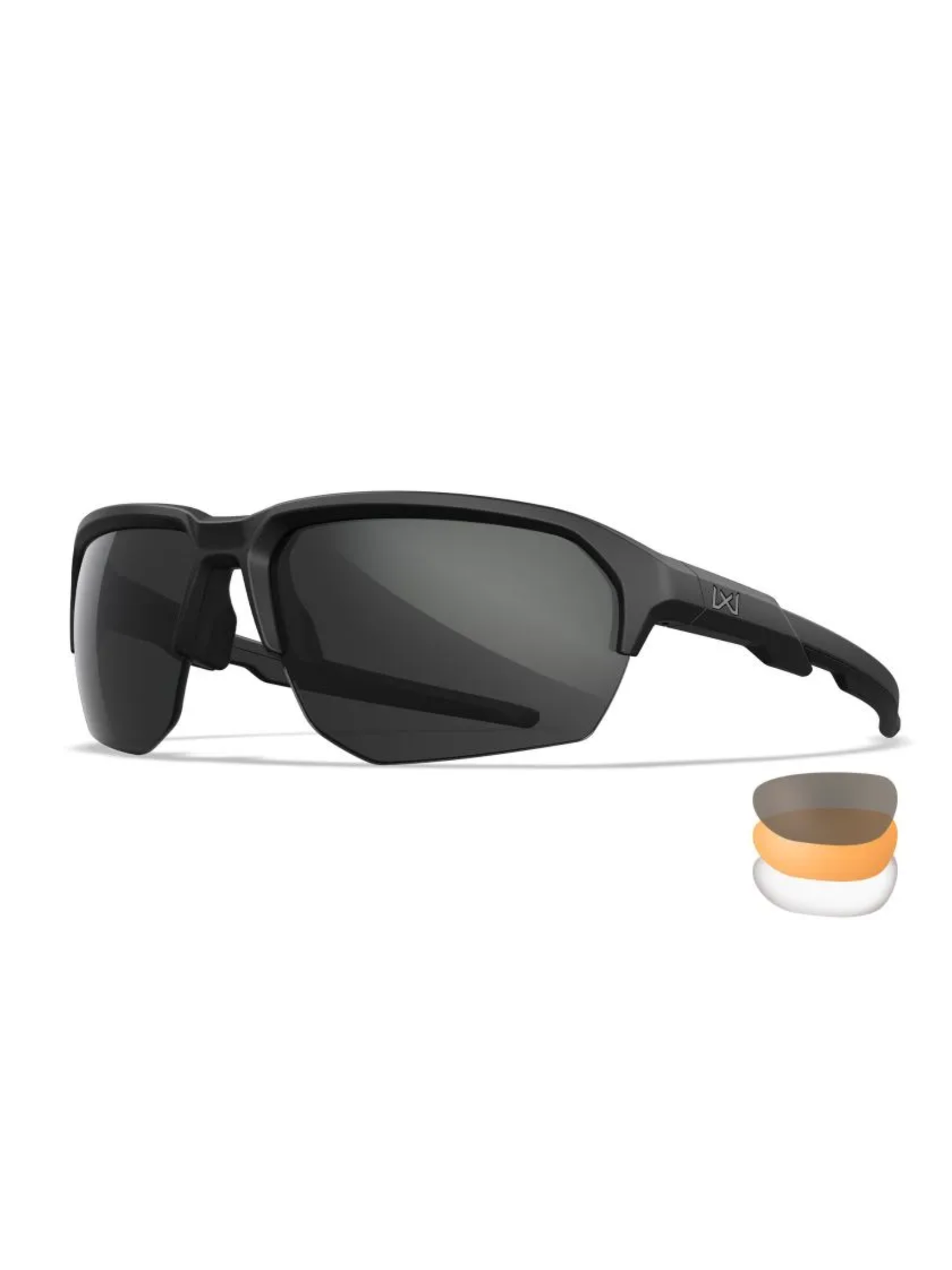 Баллистические очки Wiley X JAKL Grey/Clear/Rust Lenses and Black Frame CHJKL08