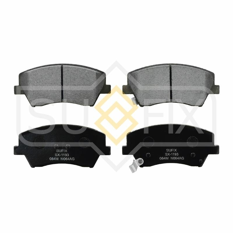 SUFIX Колодки тормозные передние HYUNDAI Elantra(HD/AD) 1.6-2.0 05>, KIA Niro 1.6 16>