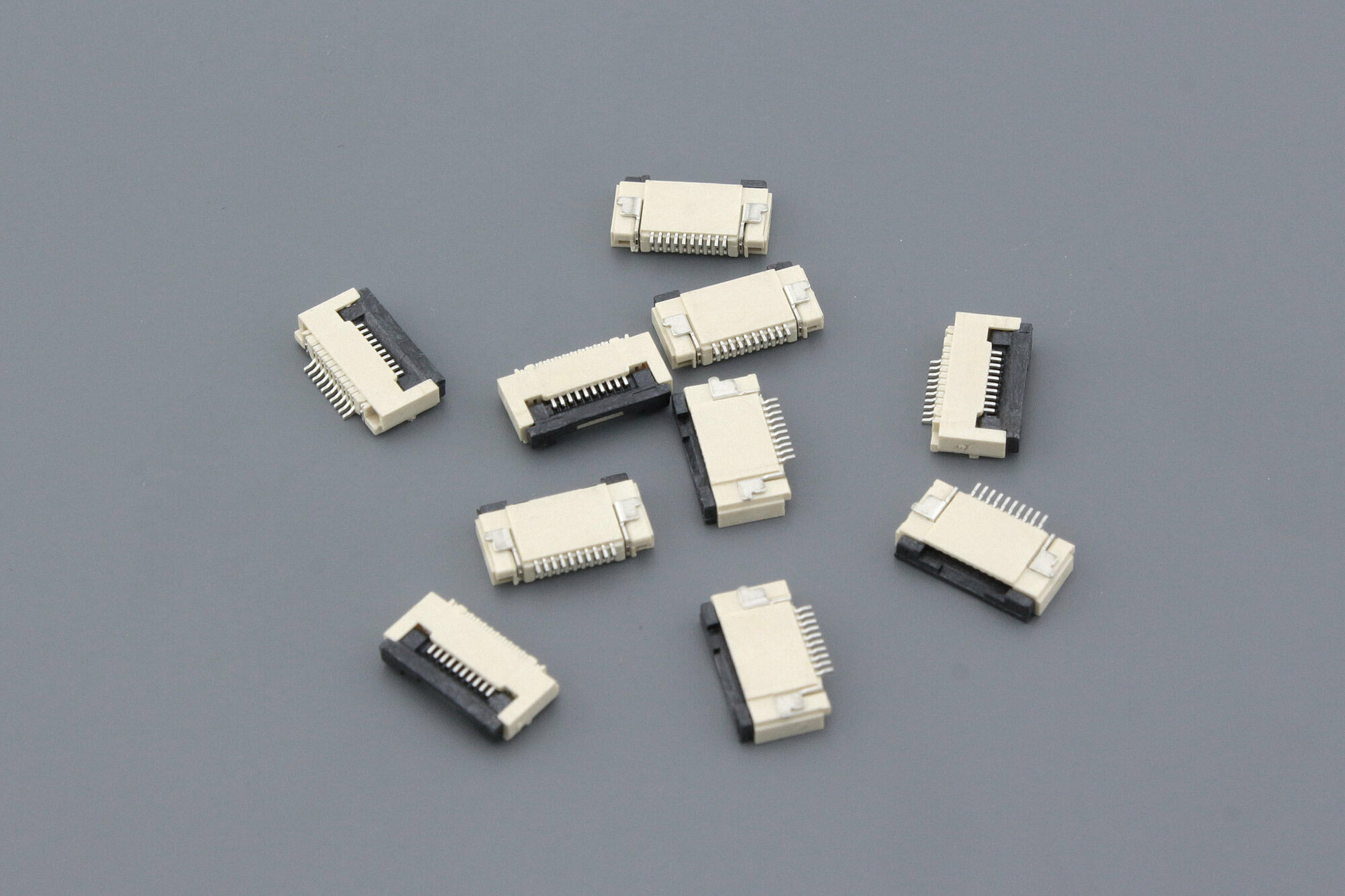 Разъем FPC Flip-Lock 0510-10RLGF 10 pin высота 1мм шаг 0,5мм 10 шт