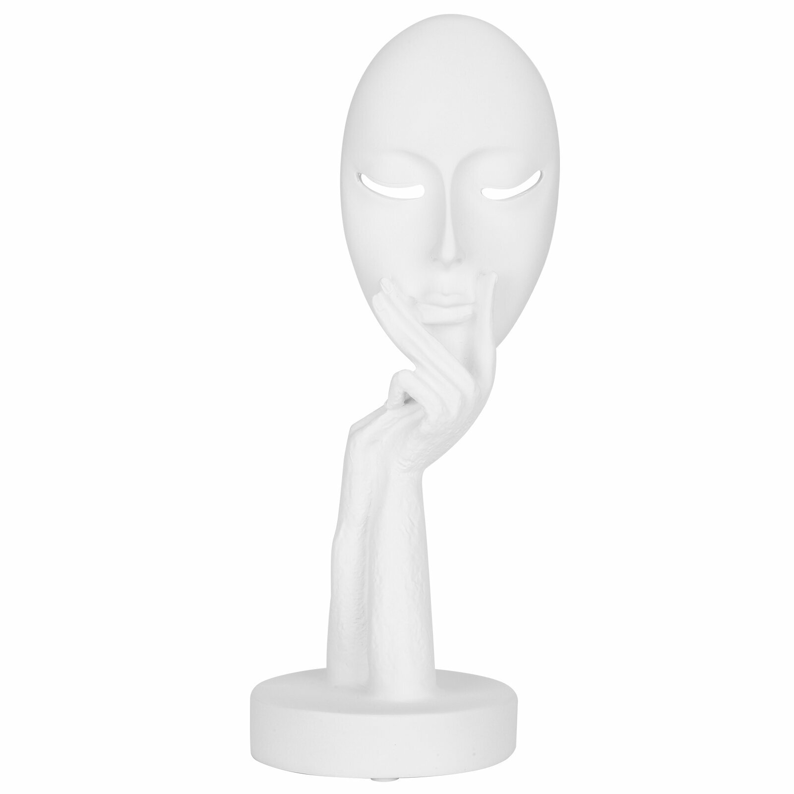 Статуя лица Абстрактная Статуя персонажи маски ремеселки смола ручная украшения скульптура