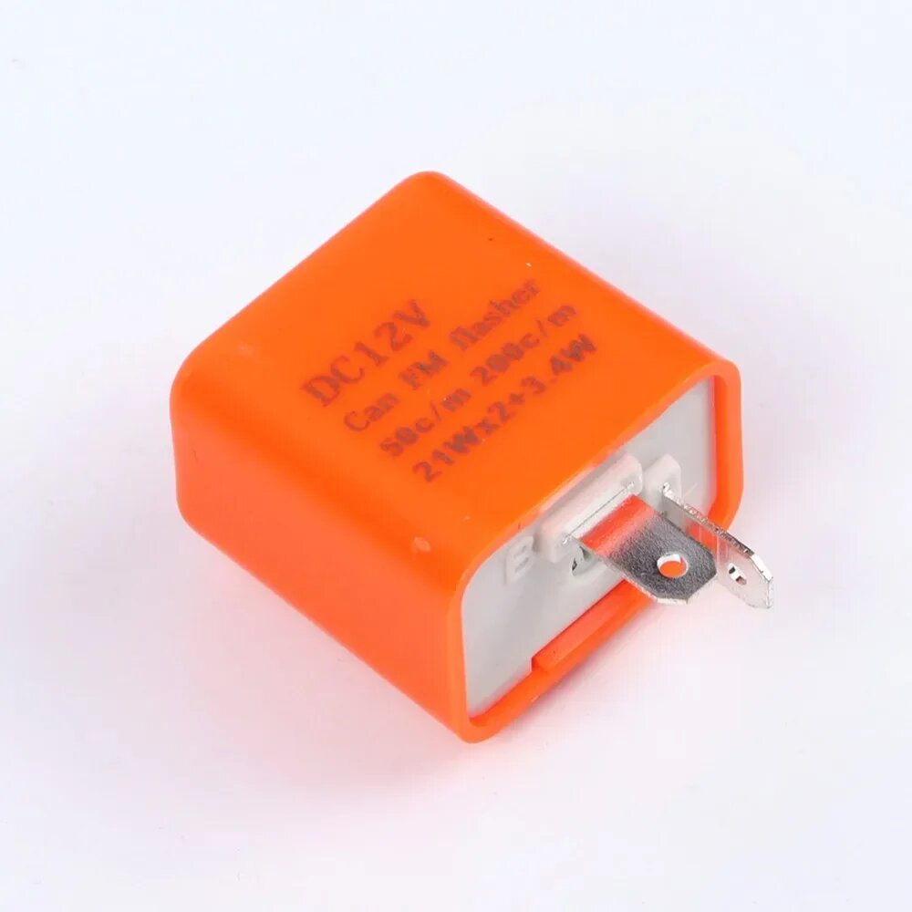 Реле для сигнала поворота мотоцикла, 12 В Оранжевый, Orange