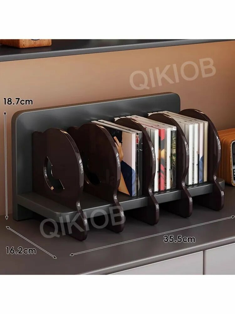 Подставка для виниловых пластинок, Стойка для CD дисков, Подставка для хранения CD дисков, 35.5x16.2x18.7cm