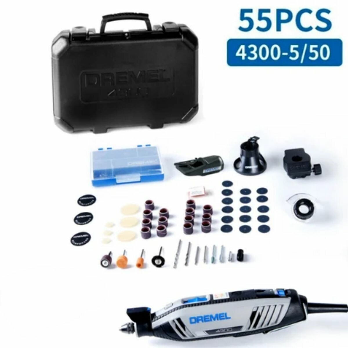Многофункциональный инструмент Dremel 4300-5/50 профессиональный набор для фрезеровки, полировки и гравировки