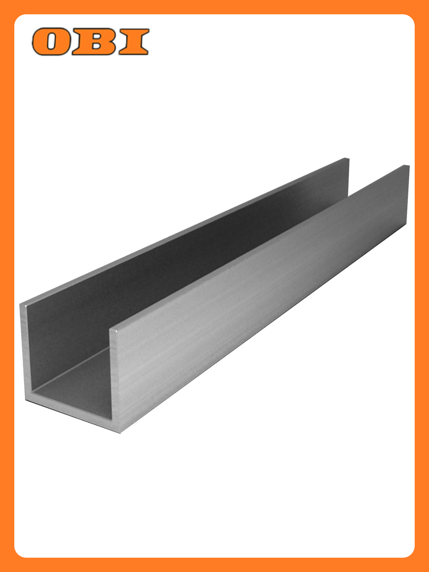 Швеллер лука серый 1000х15х1,5 мм