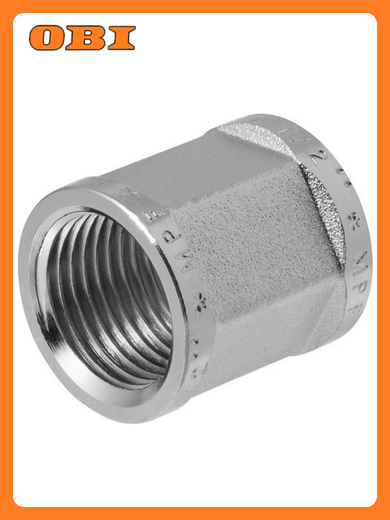 Муфта шестигранная 1/2" (латунь), MP-У