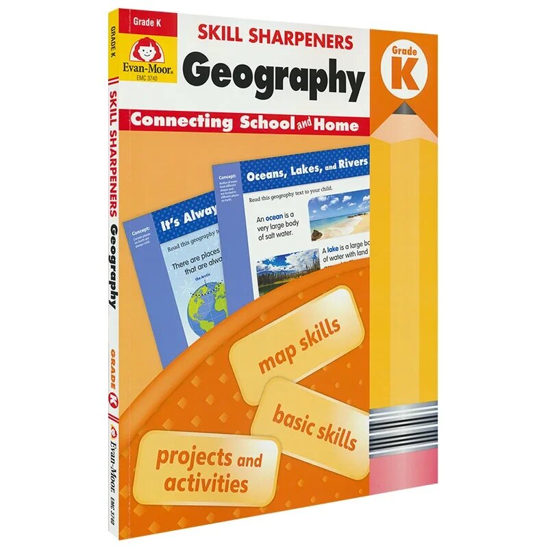 Evan-Moor Skill Sharpeners: Geography Grade K