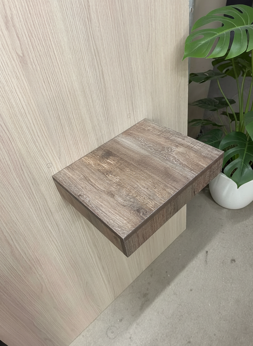 Тумба столик парящий выдвижной Hide BAOBAB ЛДСП 40*32*8 см цвет Дуб Маувелла