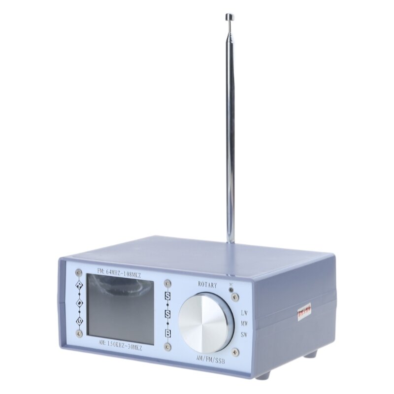 Настольное Радио SI4732 С Полным Частотным охватом Радиоприемник с Экраном 2,8 дюйма, Встроенный Динамик с Независимой Антенной