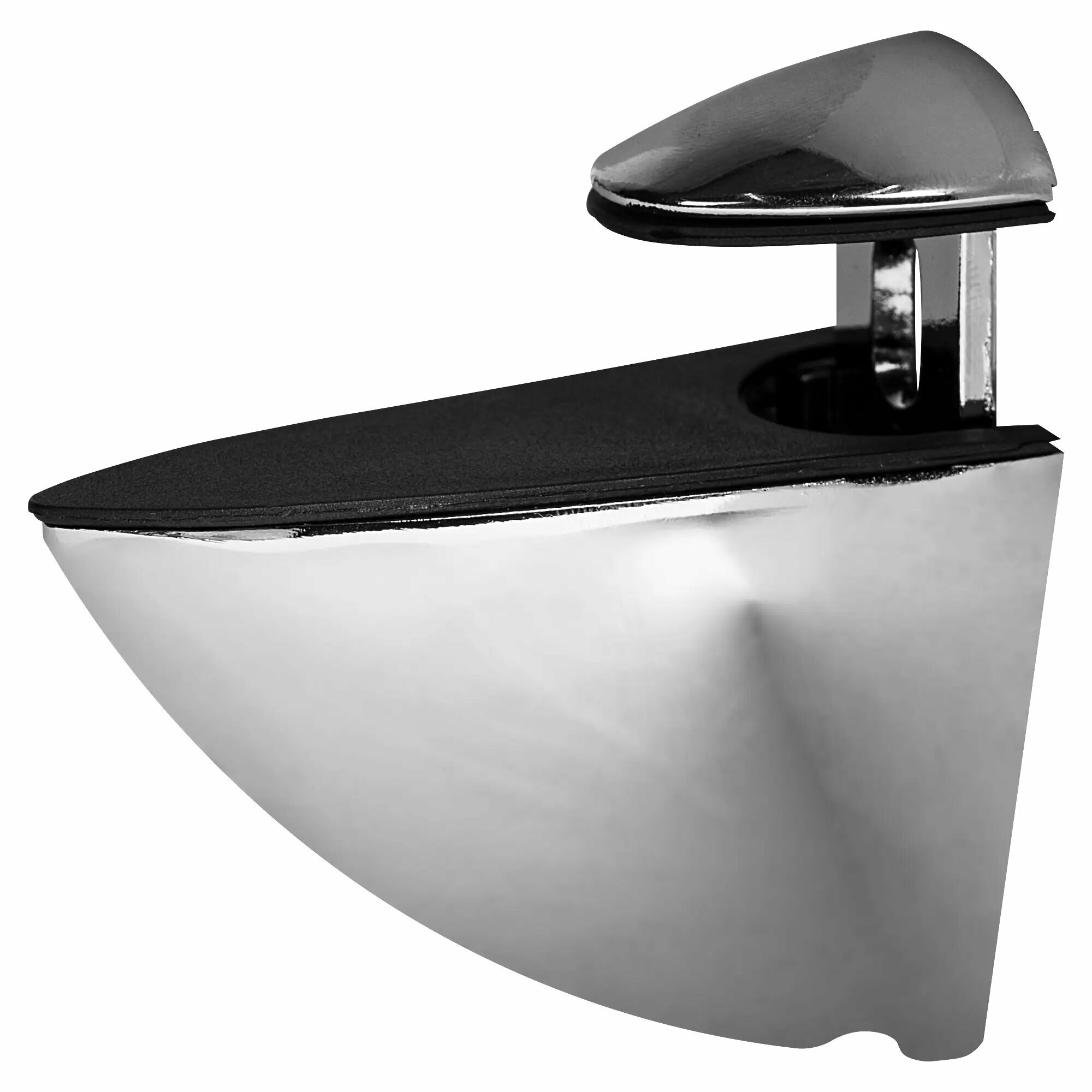 Полкодержатель Пеликан 70x27x60 мм ЦАМ цвет xром