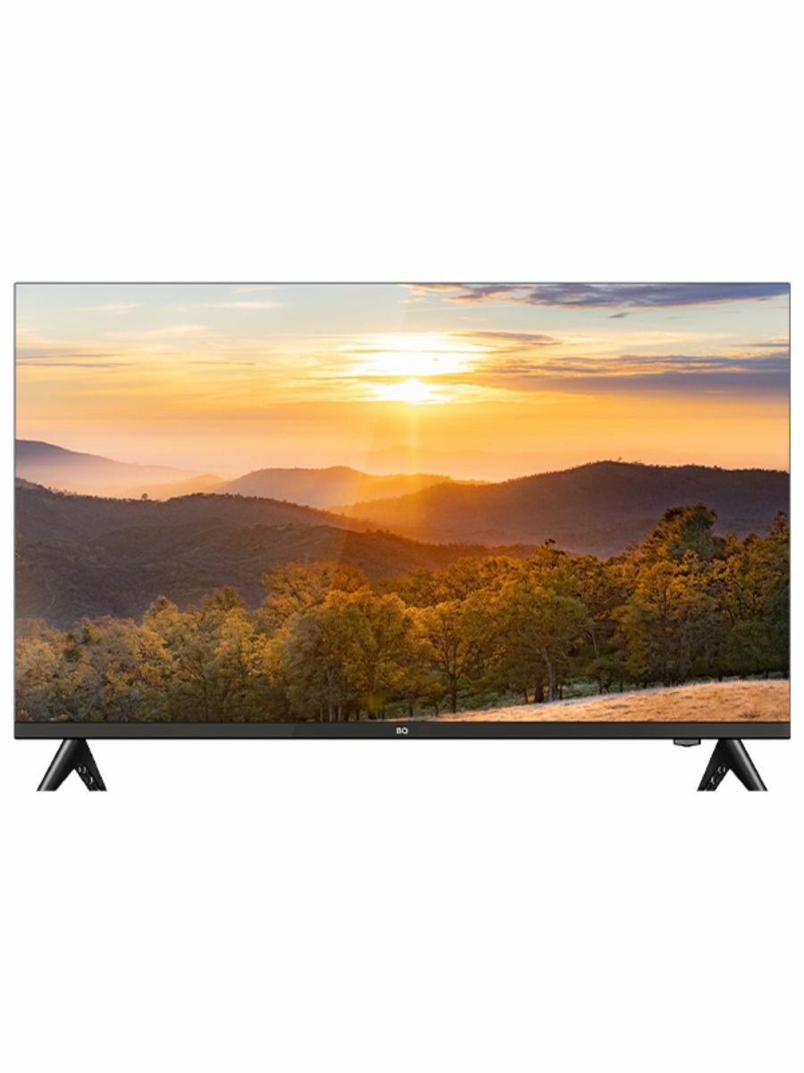 Телевизор 32 дюйма смарт тв BQ 32FS34B (SmartTV, Frameless), Диагональ 81 см, Встроенный Wi-Fi, HDTV, Тонкие рамки