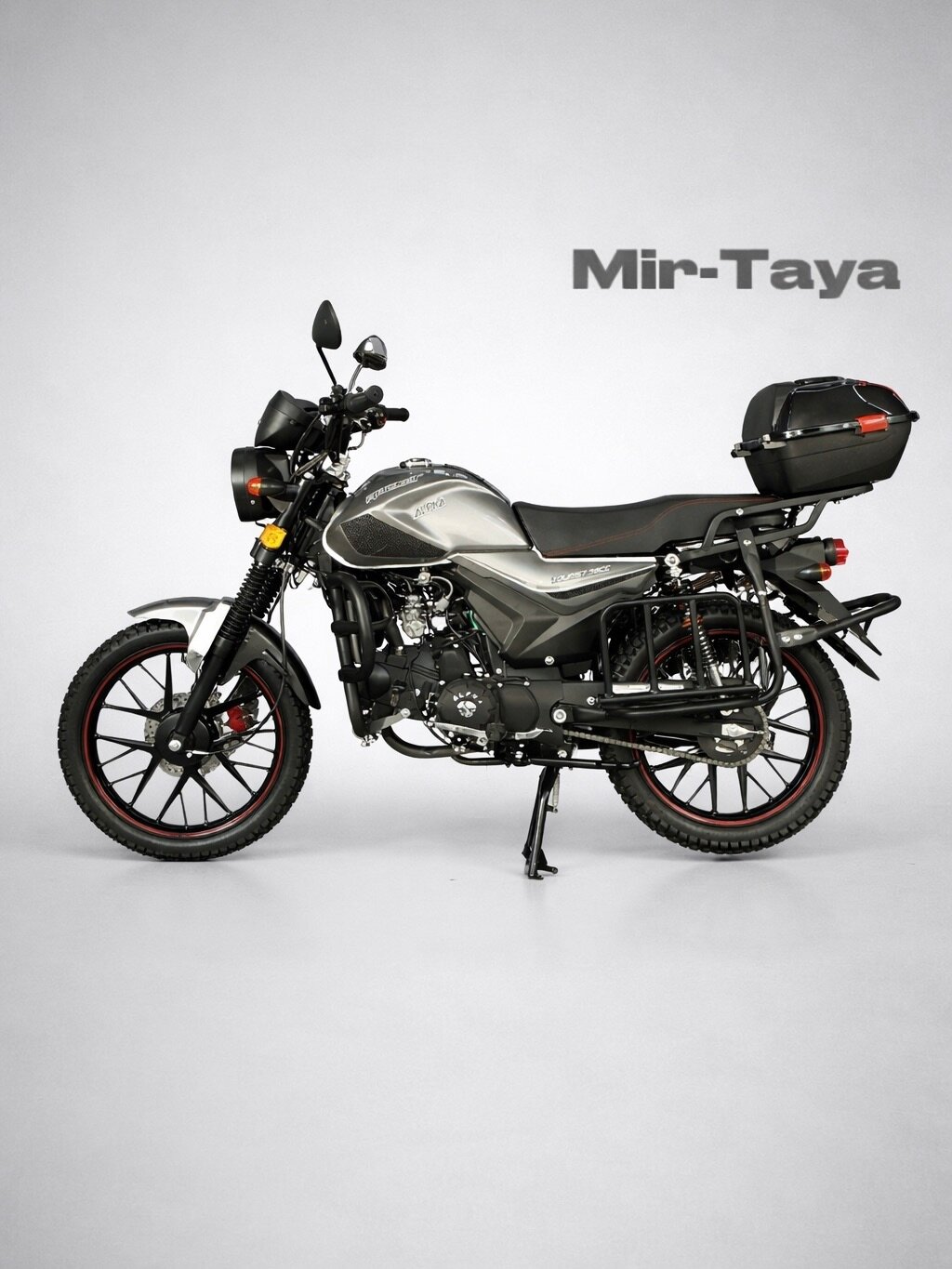 Мопед ROCKOT ALPHA TOURIST M-12 (серый металлик) 125 см3 (2024 год)