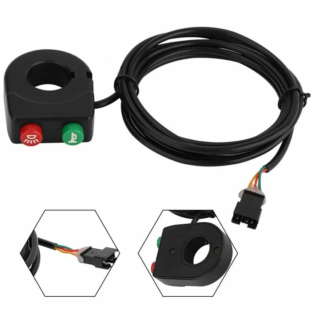 OZ-GLGS Переключатель управления электросамокатом Фара 2 в 1 для KugooM2 1.5m Ebike