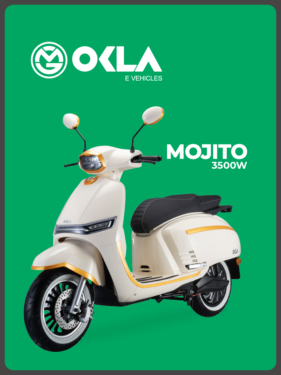 Электроскутер OКLA Mojito Creamy White - 3500W