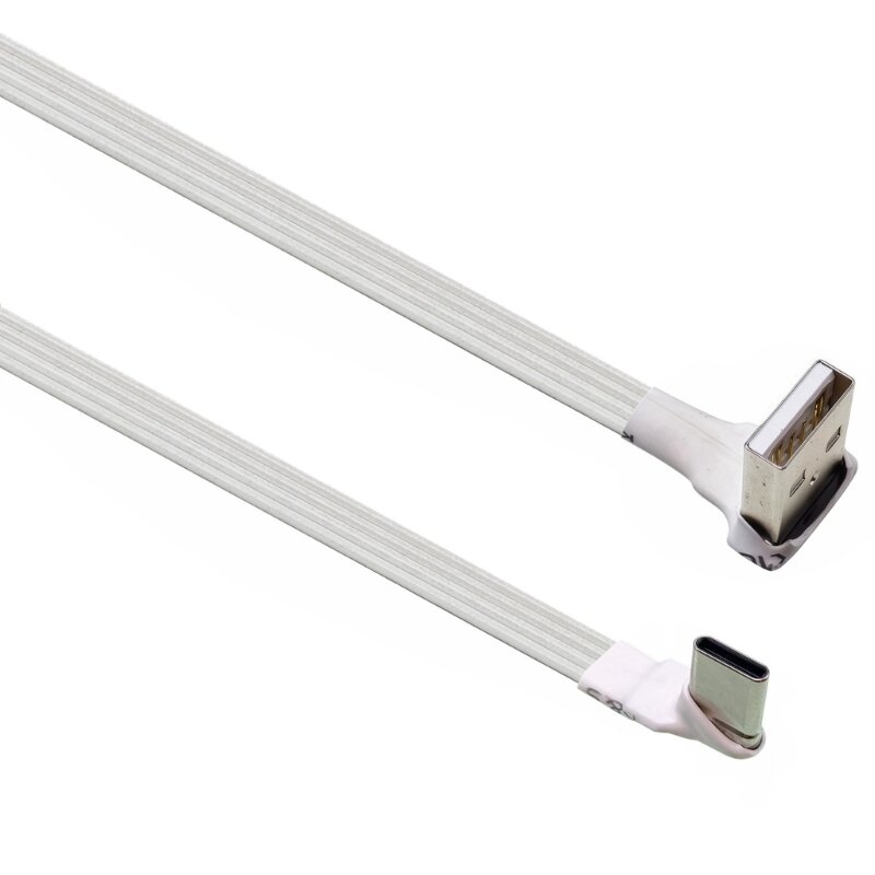 Белый плоский кабель для передачи данных usb-Type c-2 м-AMDO CMZW