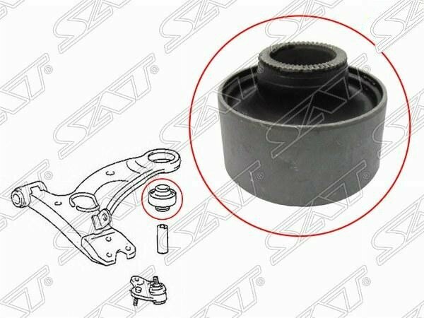 Сайлентблок SAT ST-48655-44010 рычага Toyota Ipsum SXM10 96-01, Gaia 98-04