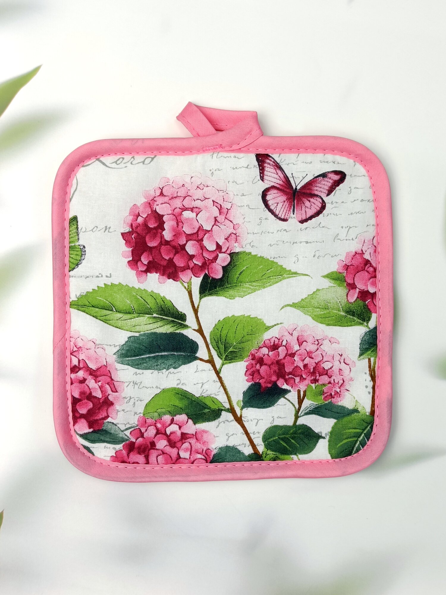 Прихватка для кухни Floral Season Гортензия, 17х17 см