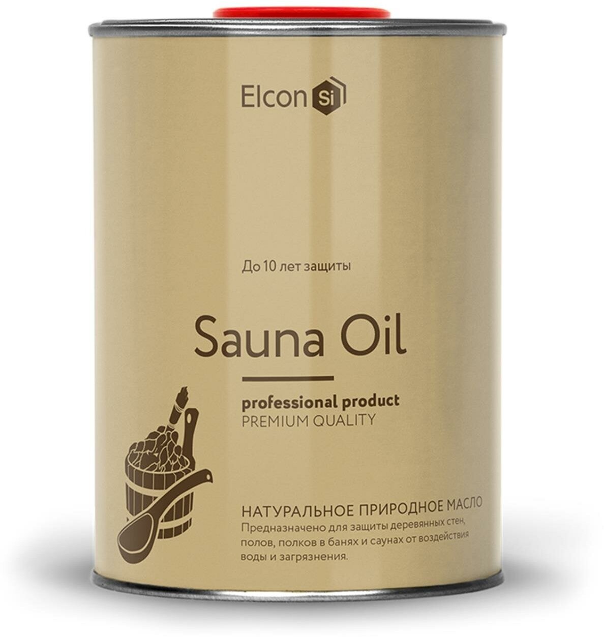 Масло ELCON Sauna Oil, для полков, без запаха, прозрачное, 0,5 л