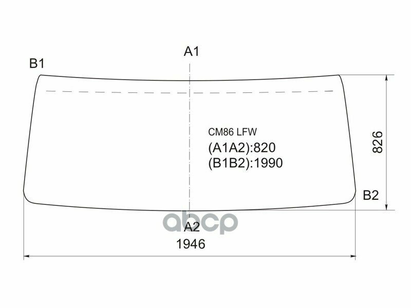 Стекло лобовое Nissan Diesel Condor 83- XYG арт. CM86 LFW