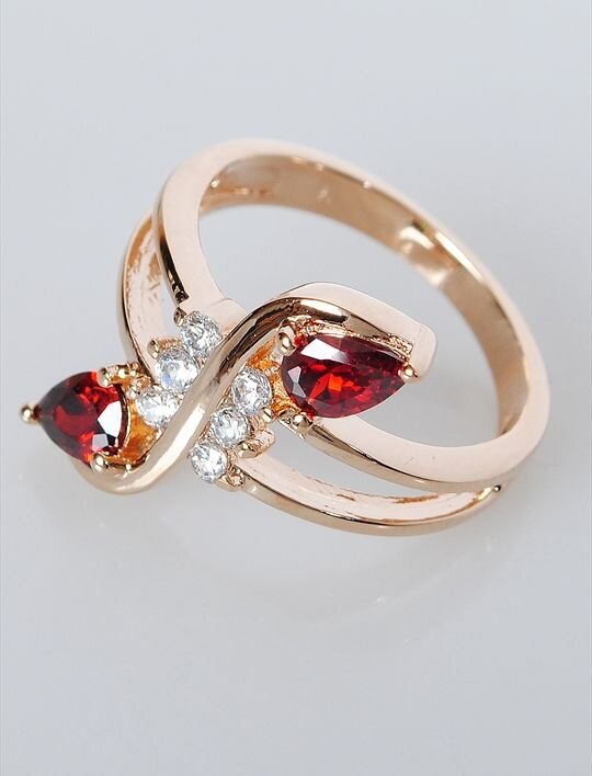 Кольцо, гранат