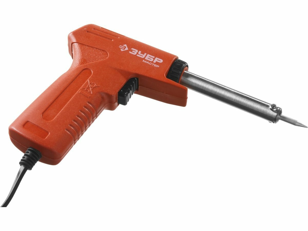 Паяльник с пистолетной рукояткой 70 Вт Зубр мастер 55404