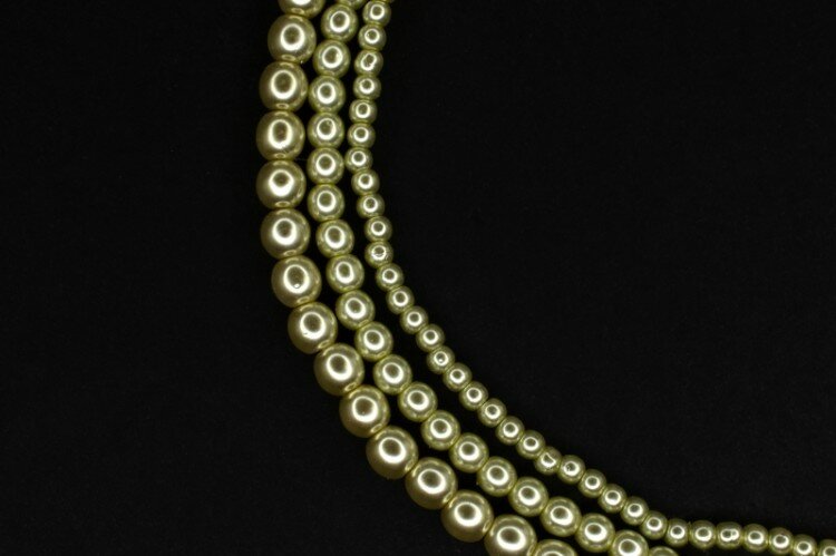 Жемчуг Preciosa, цвет 70451 салатовый, 2мм, 10шт