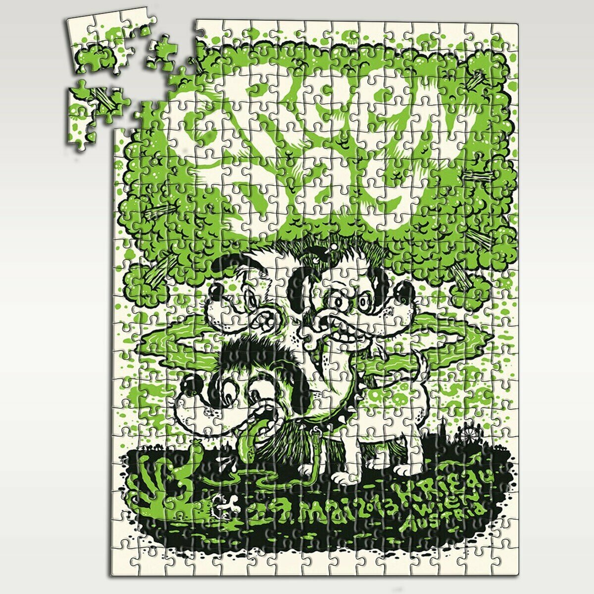 Пазл картонный А3: модель Музыка Green Day Билли Джо Армстронг - 7697 П