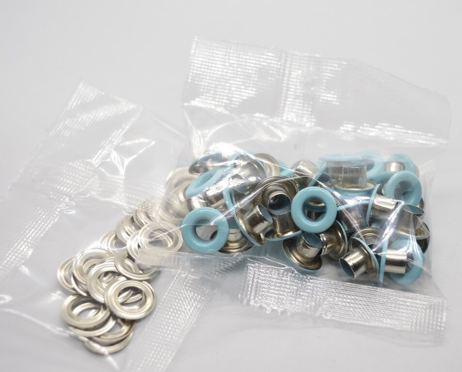 Люверсы №5 8 мм цв. Тиффани 197(уп. 50 шт)ProKnopka