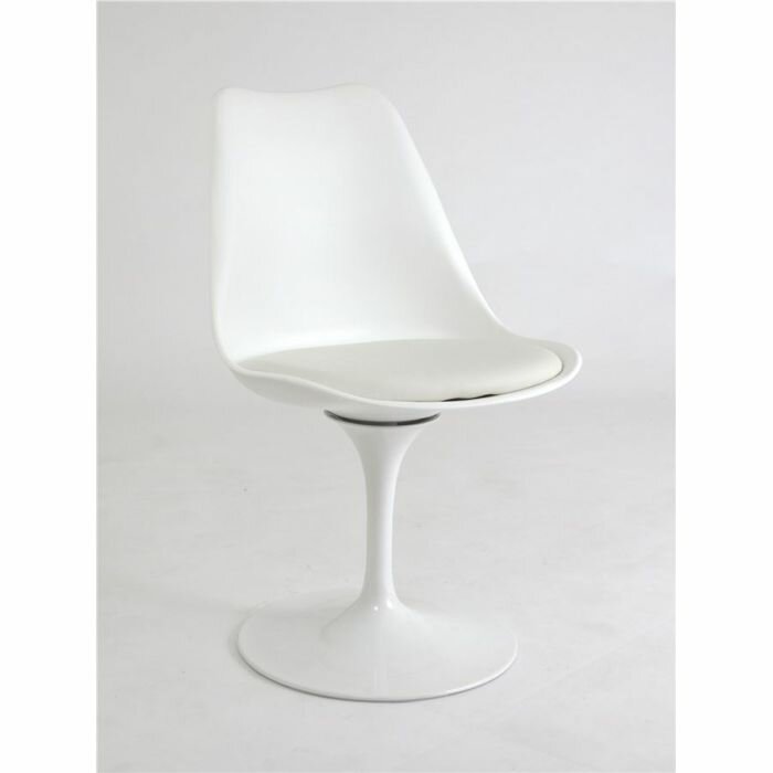 Стул на круглом основании 635-E-Т (WHITE 07/основание Белый)