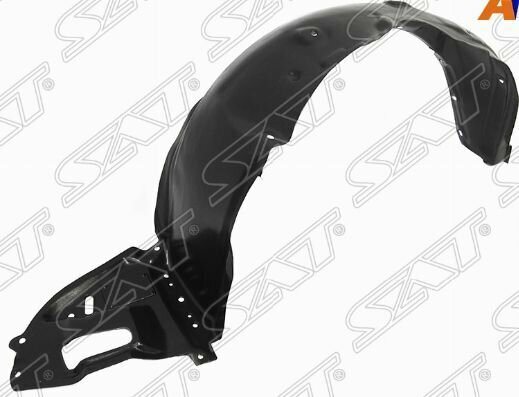 Подкрылок SAT, для Toyota Corolla 04-06, передняя установка, правый, черный