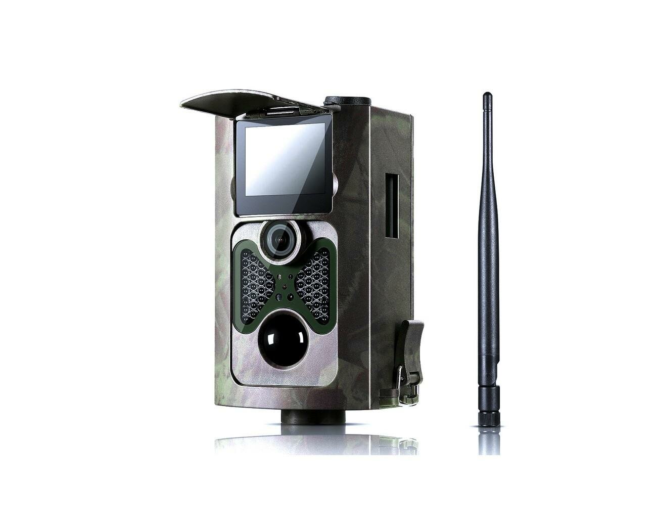 Уличная 2K (2048x1080) фотоловушка 4G/LTE с цветным дисплеем Филин-Filin-APP HC-550G-4G (Ориг) (L232664G) - запись по движению на SD карту.