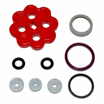 Ремкомплект для кран-буксы и вентилей ДУ-15.20.25 "Ромашка" красная (8108)