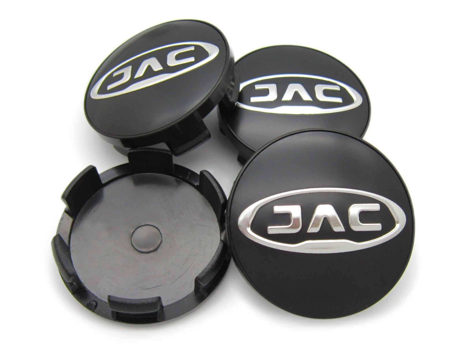 Колпачки, заглушки на литые диски СКАД JAC 56/51/12 мм, комплект 4 шт.
