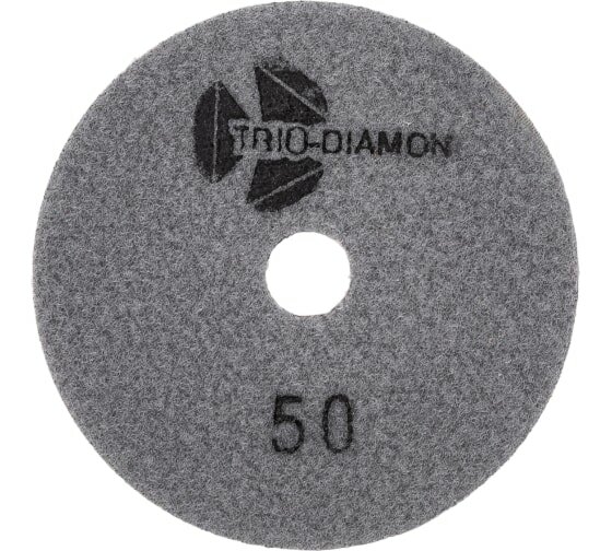 Алмазный гибкий шлифовальный круг NEW LINE Черепашка 100 мм № 50 (сухая шлифовка) Trio-Diamond 339005