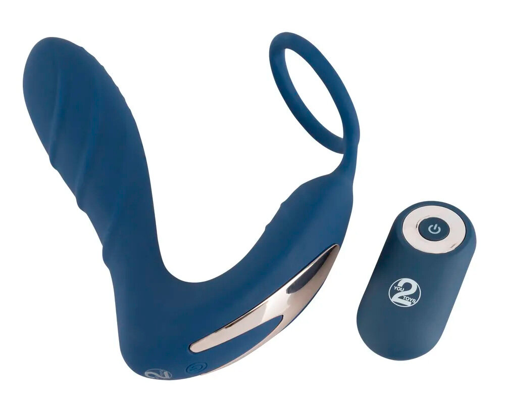 Вибростимулятор простаты Orion You2Toys Vibrating Prostate Plug with Cock Ring