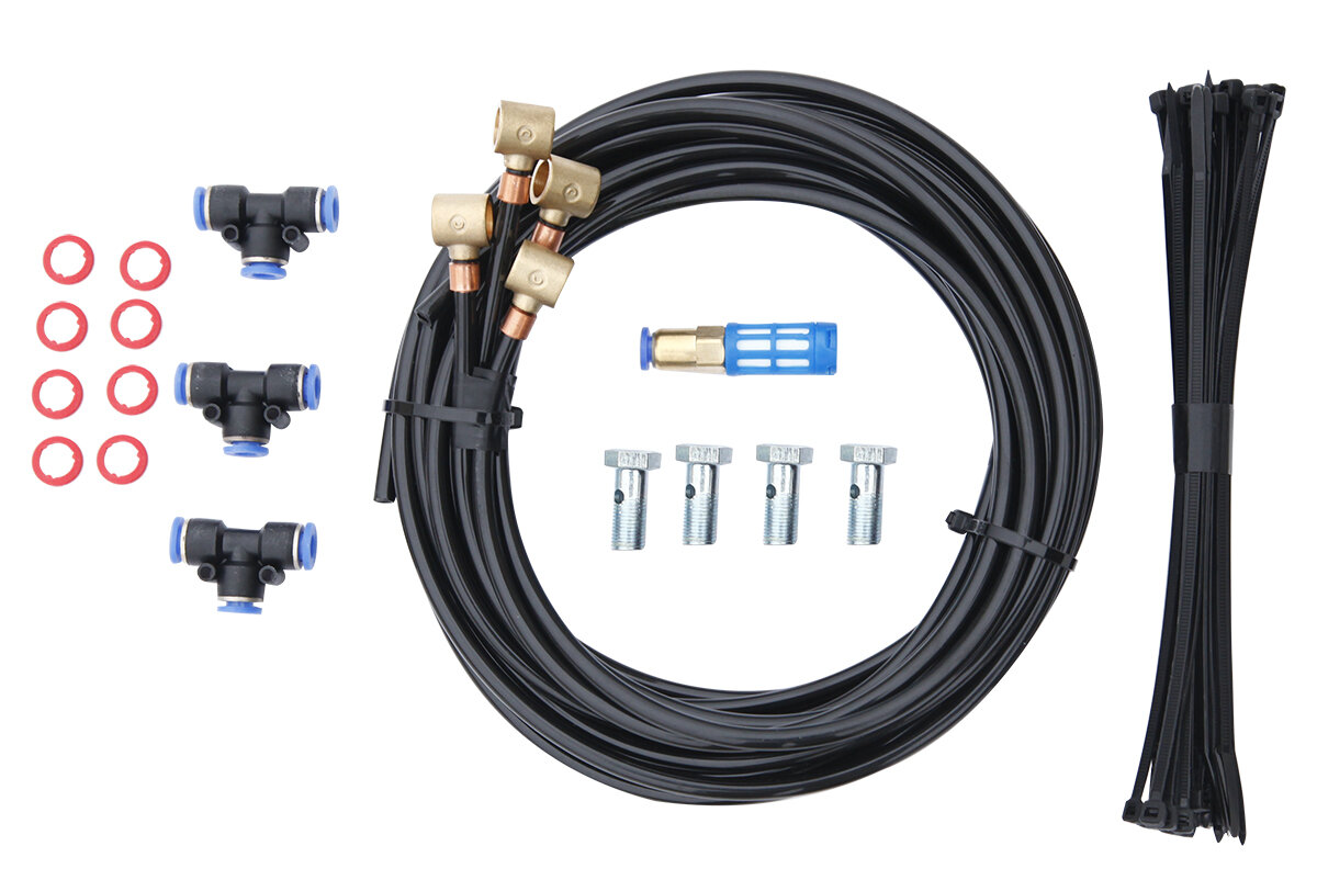 Комплект для вывода сапунов ГАЗ 4x4 Соболь, Газель, на два моста и раздаточную коробку