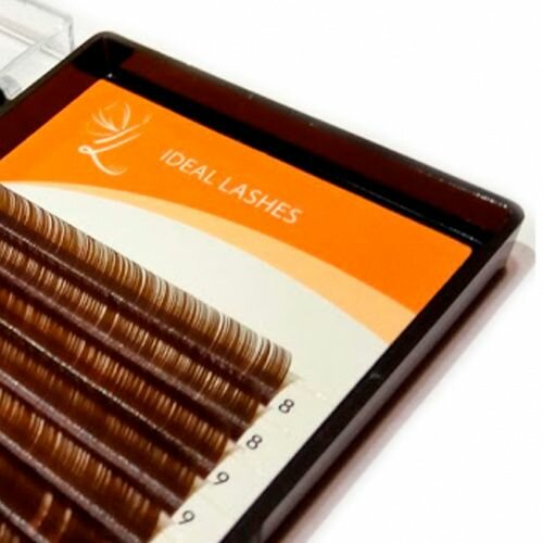 Ресницы "Ideal lashes" коричневые 16 линий D 0.07 12