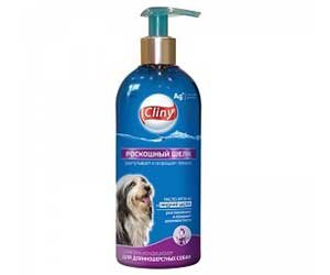 Шампунь-кондиционер для длинношерстных собак Cliny роскошный шелк 300мл к301