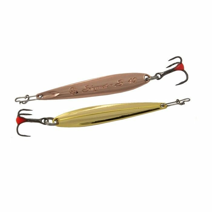 Блесна для зимней рыбалки вертикальная на щуку и судака EcoPro Shprot -S, 40 мм 2,5 гр G/C