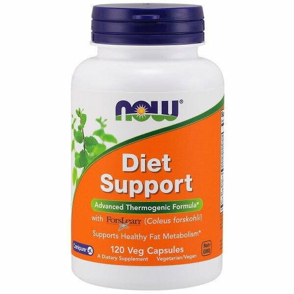 НАУ Диет Саппорт / Жиросжигатель / NOW Diet Support (120 капс.)