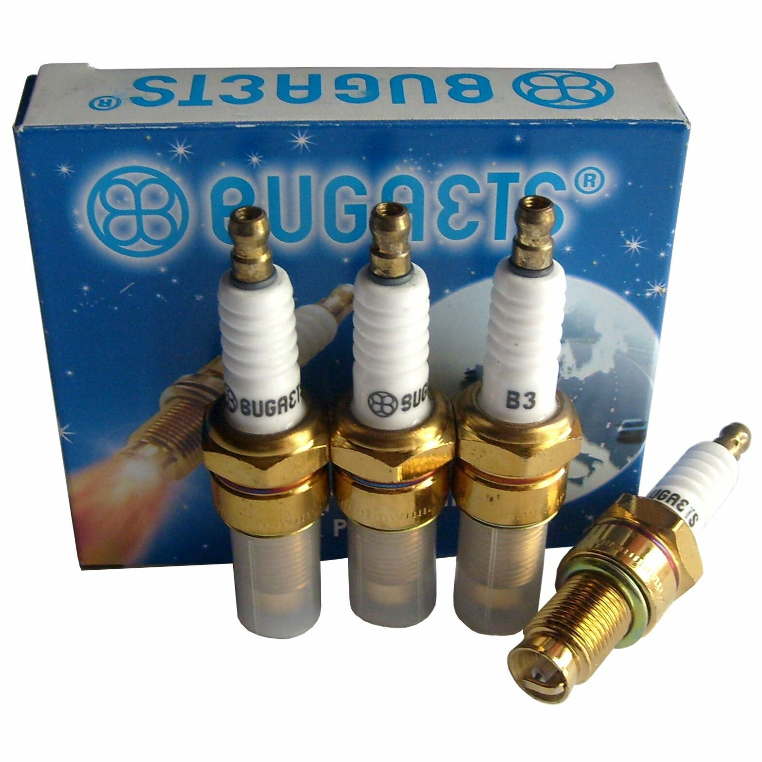 Свечи зажигания Bugaets факельные B3 - 4 шт.(комплект)