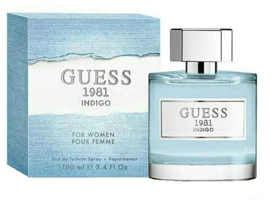Туалетная вода женская GUESS 1981 Indigo For Women 100 мл. Водный, цветочный аромат