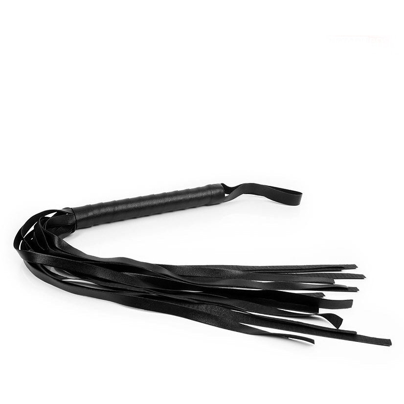 Плеть L рукояти 160 мм L хвоста 325 мм, цвет чёрный