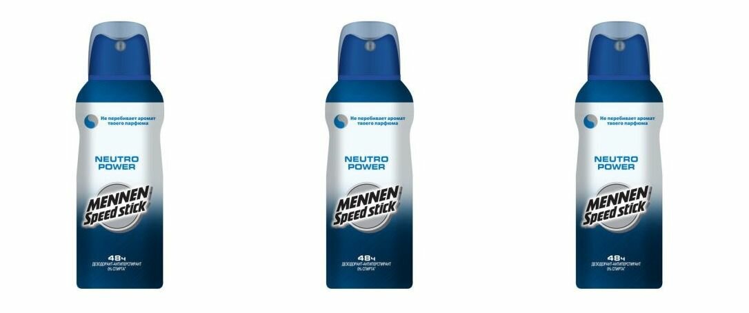 Mennen Speed Stick Дезодорант спрей Power, 150 мл, 3 шт