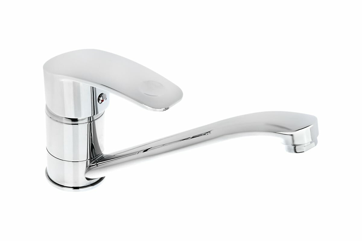 СоюзКран Смеситель для кухни низкий излив 25 см керам. картридж 40 мм хром SK01-I114