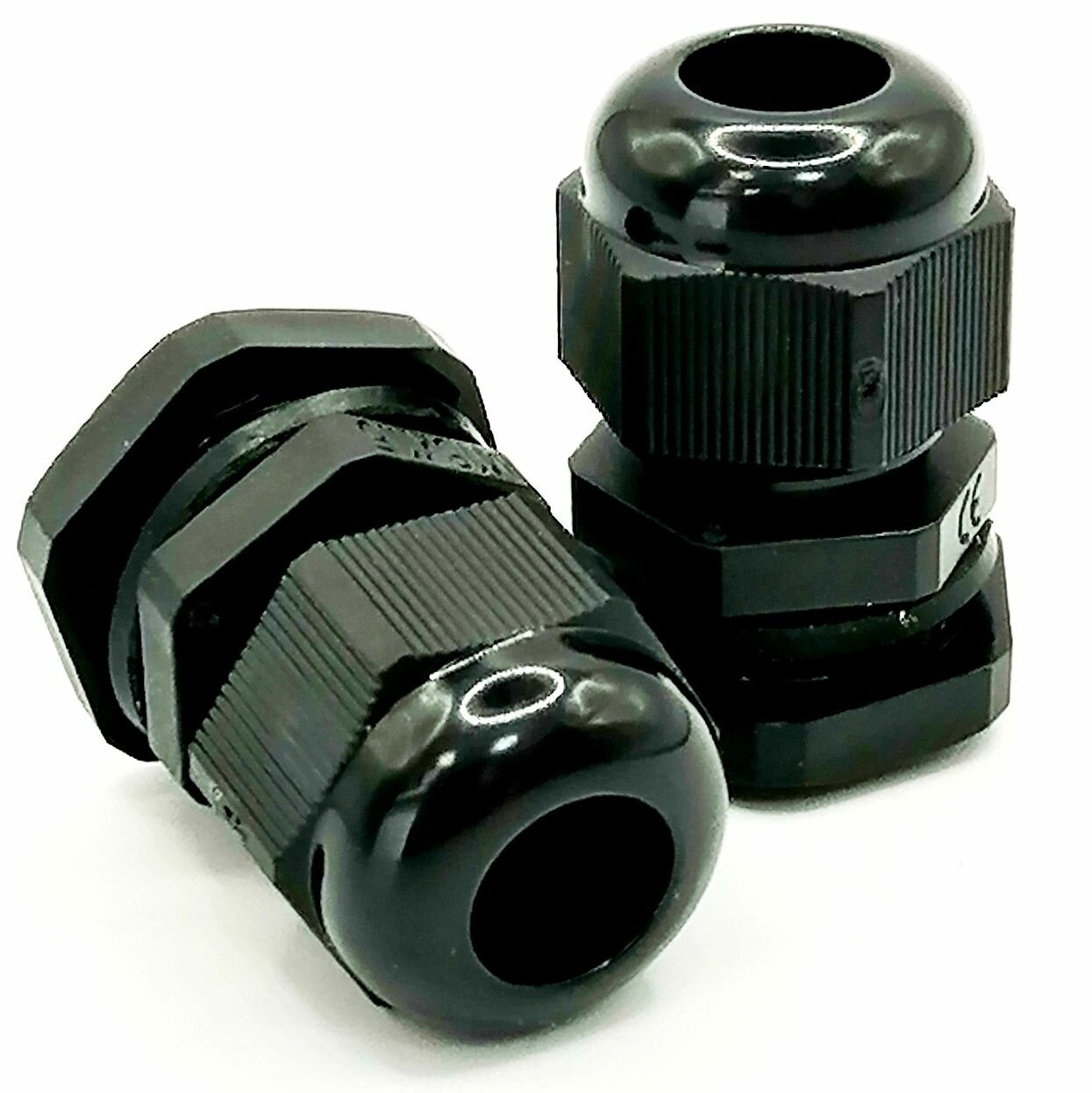 3шт Кабельный ввод черный M(G)16 (4-7) IP68 установочное отверстие 12мм, диаметр кабеля 4.7 мм