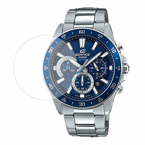 Скрин Мобайл защитный экран для часов Casio EFV-570D-2AV из гидрогелевая плёнка прозрачная