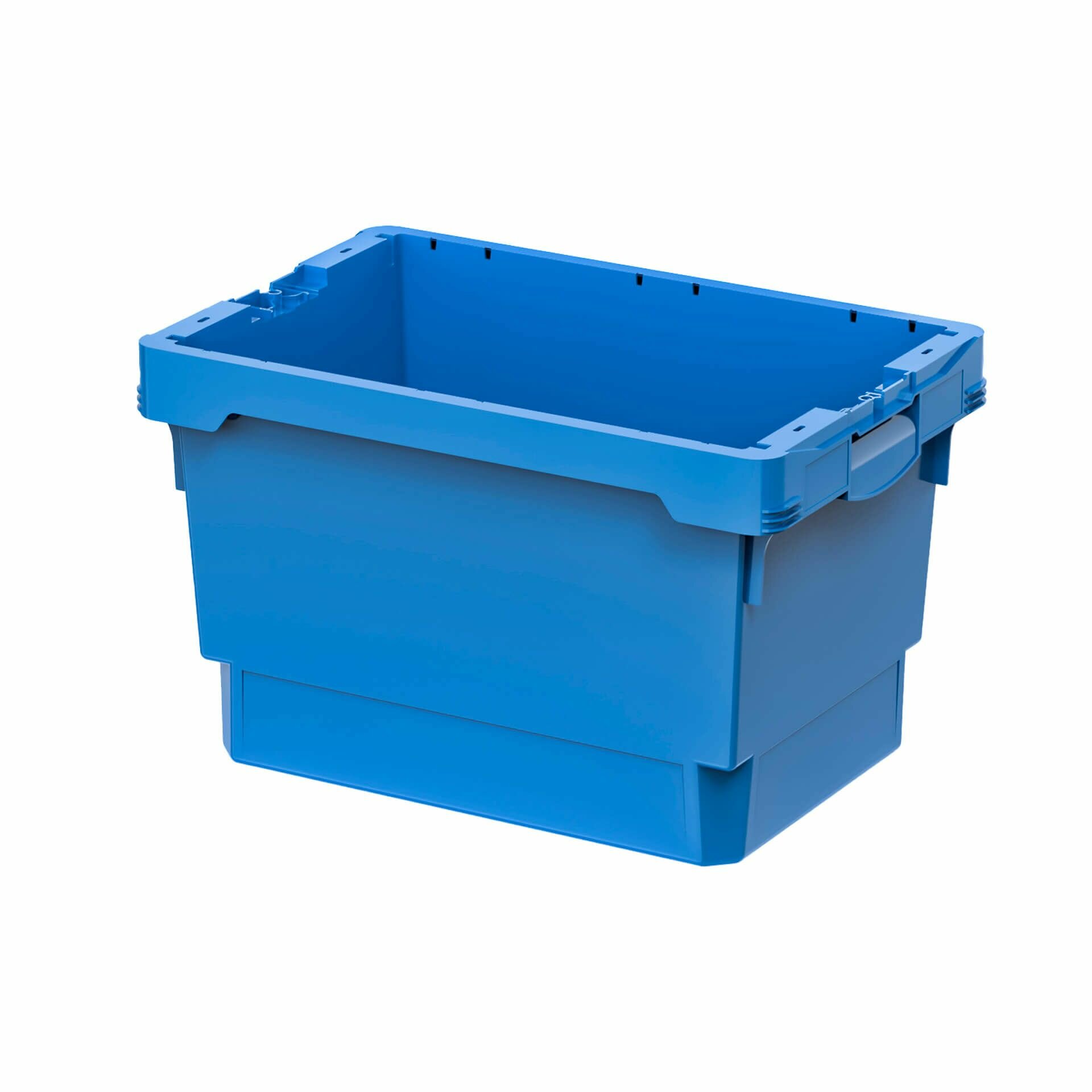 Ящик вкладываемый для хранения сплошной, голубой, 600х400х370, KV 6437