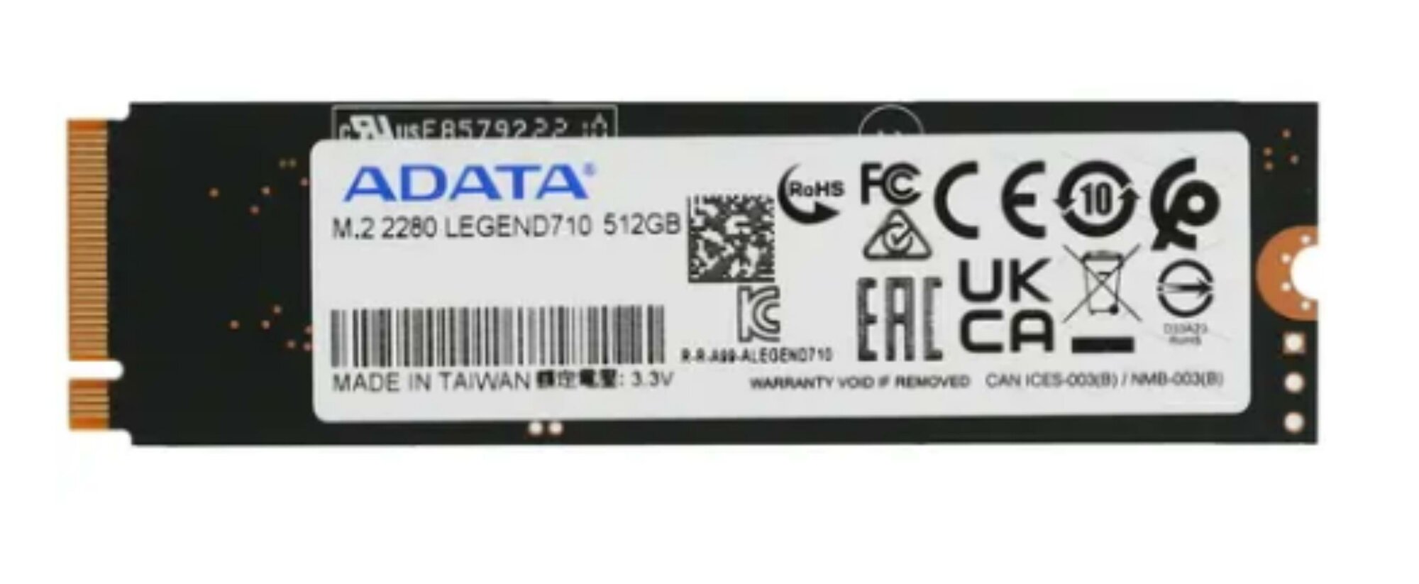 512 ГБ SSD M.2 накопитель ADATA LEGEND 710 [ALEG-710-512GCS]